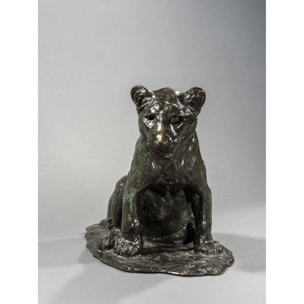 Roger GODCHAUX (1878-1958) Lionceau assis | Carré Rive Gauche